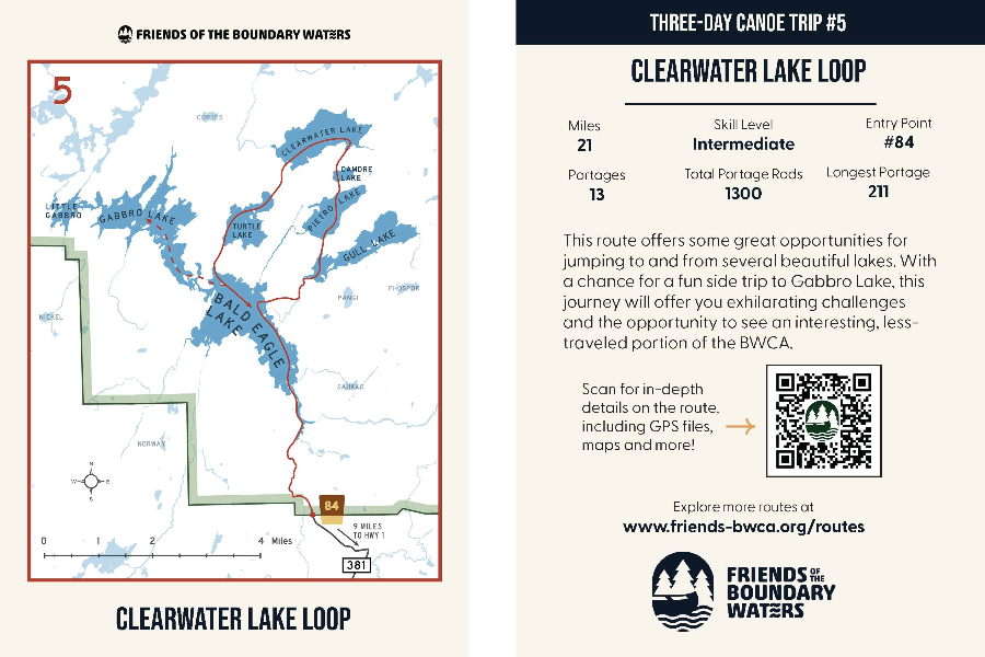 Friends of the BWCA Route Cards | Ursa Minor Outfitters